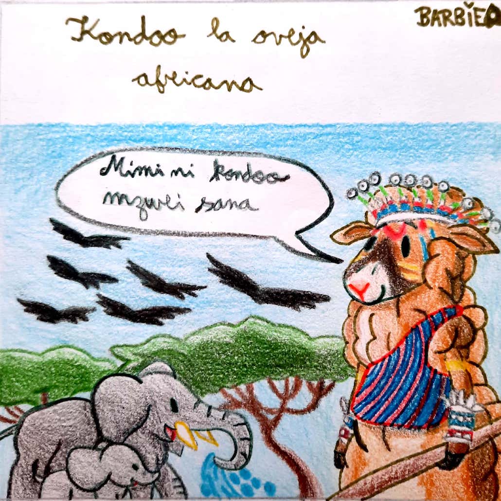 649 KONDOO, la oveja africana Reto Hilandia - Hilandia Tejiendo ...